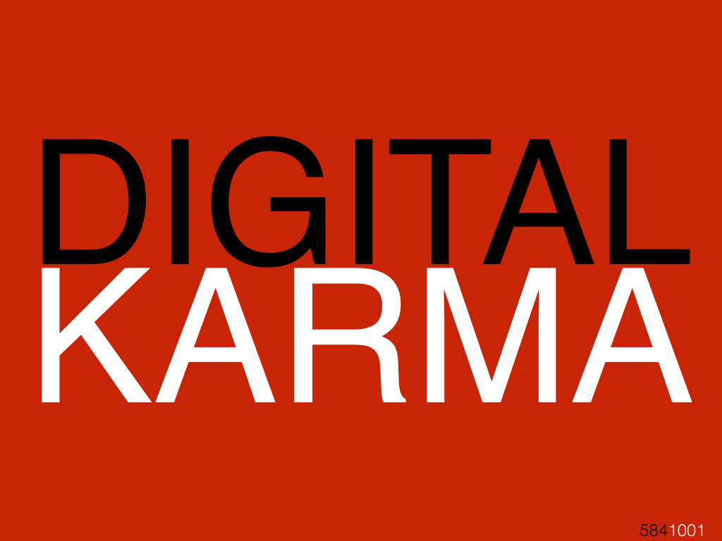 Digital Karma. Dit is Design Thinking by Doing verhaal 584/1001 ...