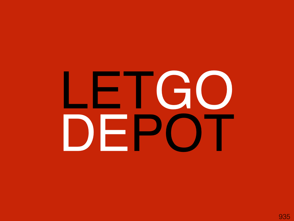 LET GO DEPOT | Design Thinking by Doing