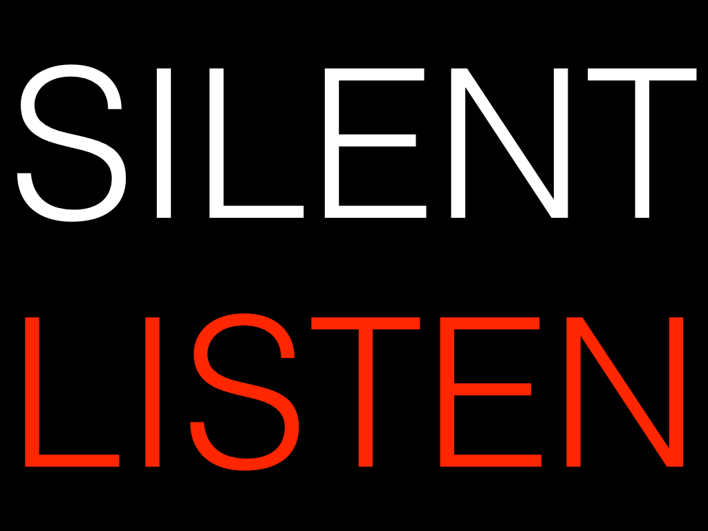 listen_silent-001 | Design Thinking by Doing